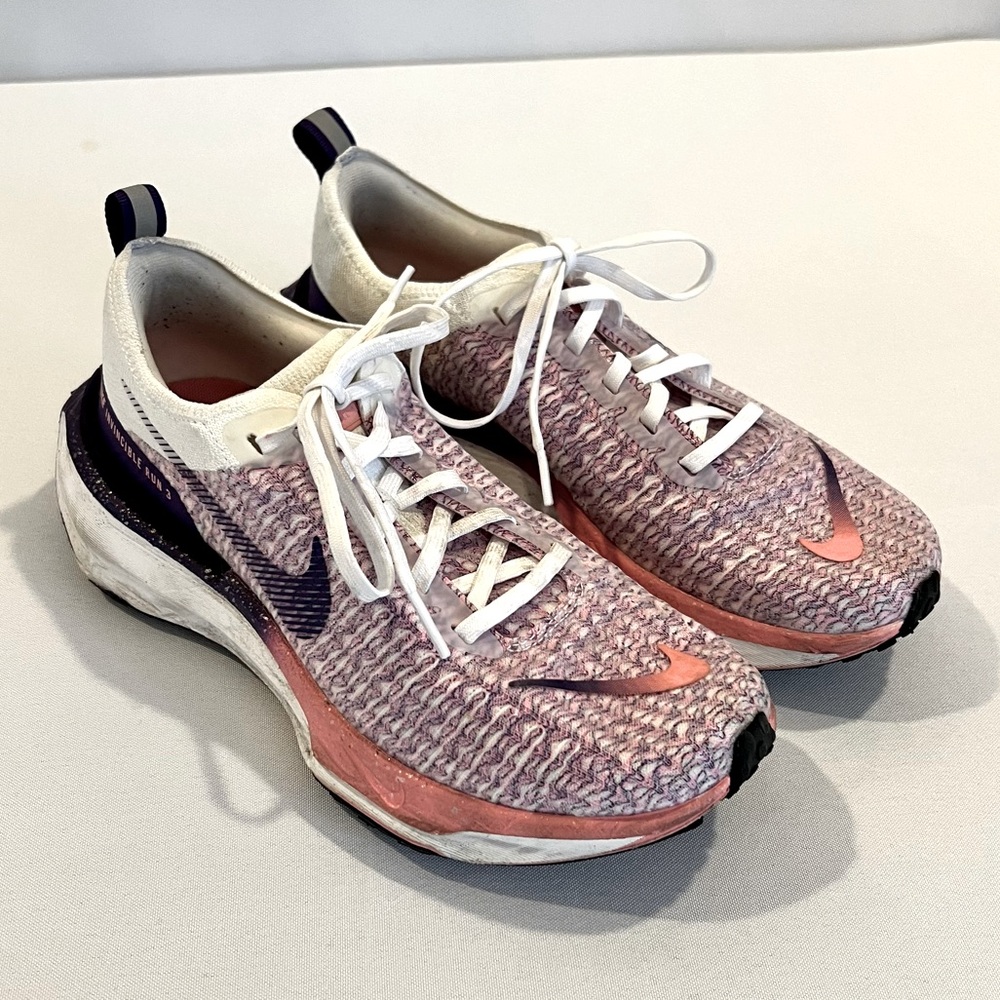 Nike Zoomx Invincible Run 3 Sneakers, White/Purple/Pi… - Gem